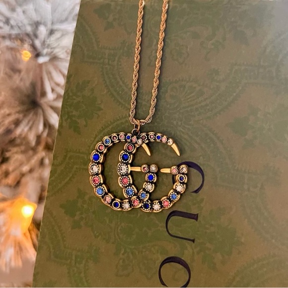 Gucci | Jewelry | Vintage Gucci Gem Necklace | Poshmark